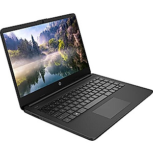 HP Stream 14 HD(1366x768) Laptop, Intel Celeron N4120, 2-Core,2.6 GHz, 8GB DDR4 RAM, 128GB Storage(64GB eMMC+64GB Card), WiFi, Webcam, Bluetooth, Win11, Jet Black (Renewed)