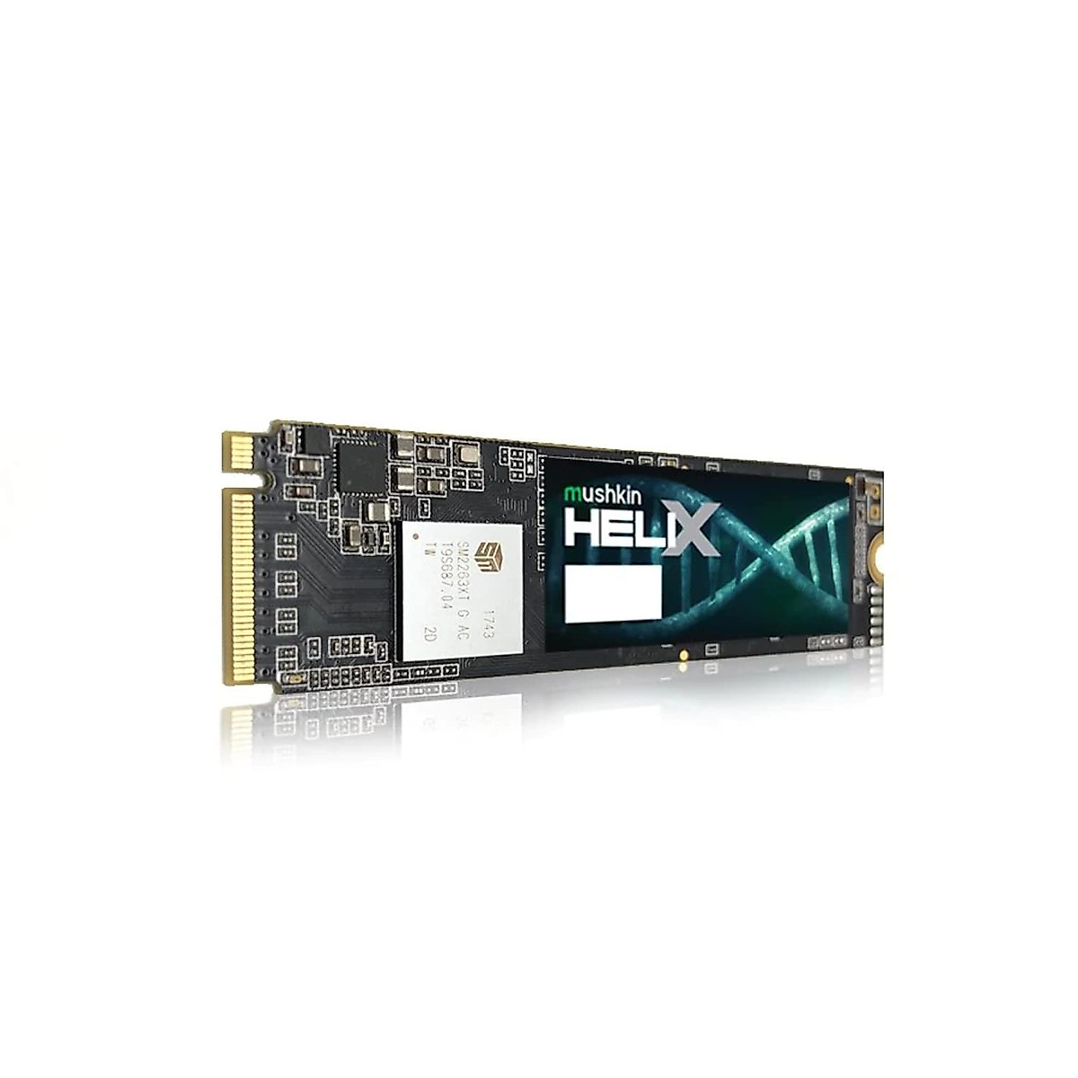 Mushkin Helix-L – 1TB PCIe NVMe 1.3 – M.2 (2280) Internal Solid State Drive (SSD) – Gen3 x4 – 3D TLC - (MKNSSDHL1TB-D8)