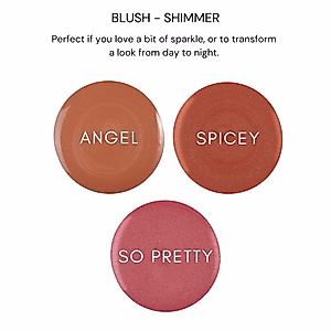 Daniel Sandler WATERCOLOUR LIQUID BLUSH SO PRETTY – Lightweight, Buildable, Water-Resistant Formula for Cheeks, Lips