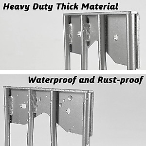 Garden Hose Holder - Large Heavy Duty Water Hose Hanger, Hose Reel Wall Mount Easily Holds Up to 180 ft, Rust-Free Hose Holder for Outside Yard