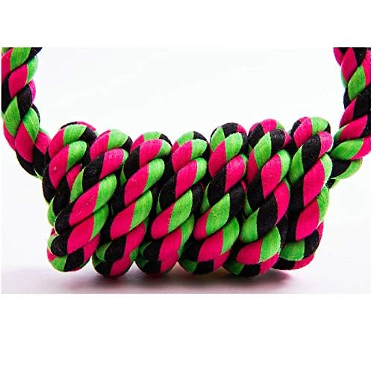 Chewy Champ Circle - Large Dog Rope Toy for Aggressive Chewers - Durable & Fun