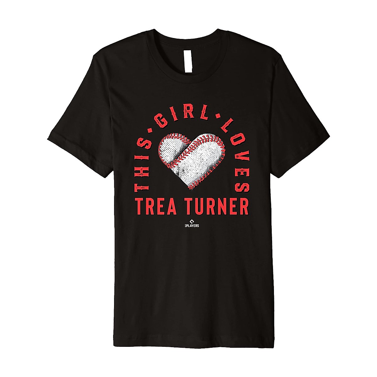 This Girl Loves Trea Turner Trea Turner Los Angeles MLBPA Premium T-Shirt