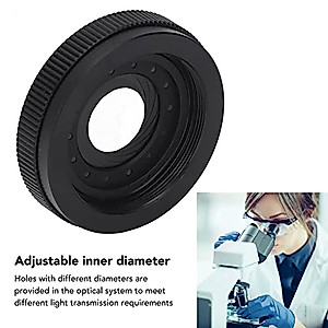 Iris Diaphragm 1.5mm‑25mm ID 55mm OD M42 to M42 Aperture Adjustable Iris Aperture Diaphragm for Optical System Camera Microscope