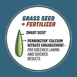 Pennington Smart Seed Northeast Grass Mix 20 Lb, Drought Resistant and Covers 6,600 Sq Ft
