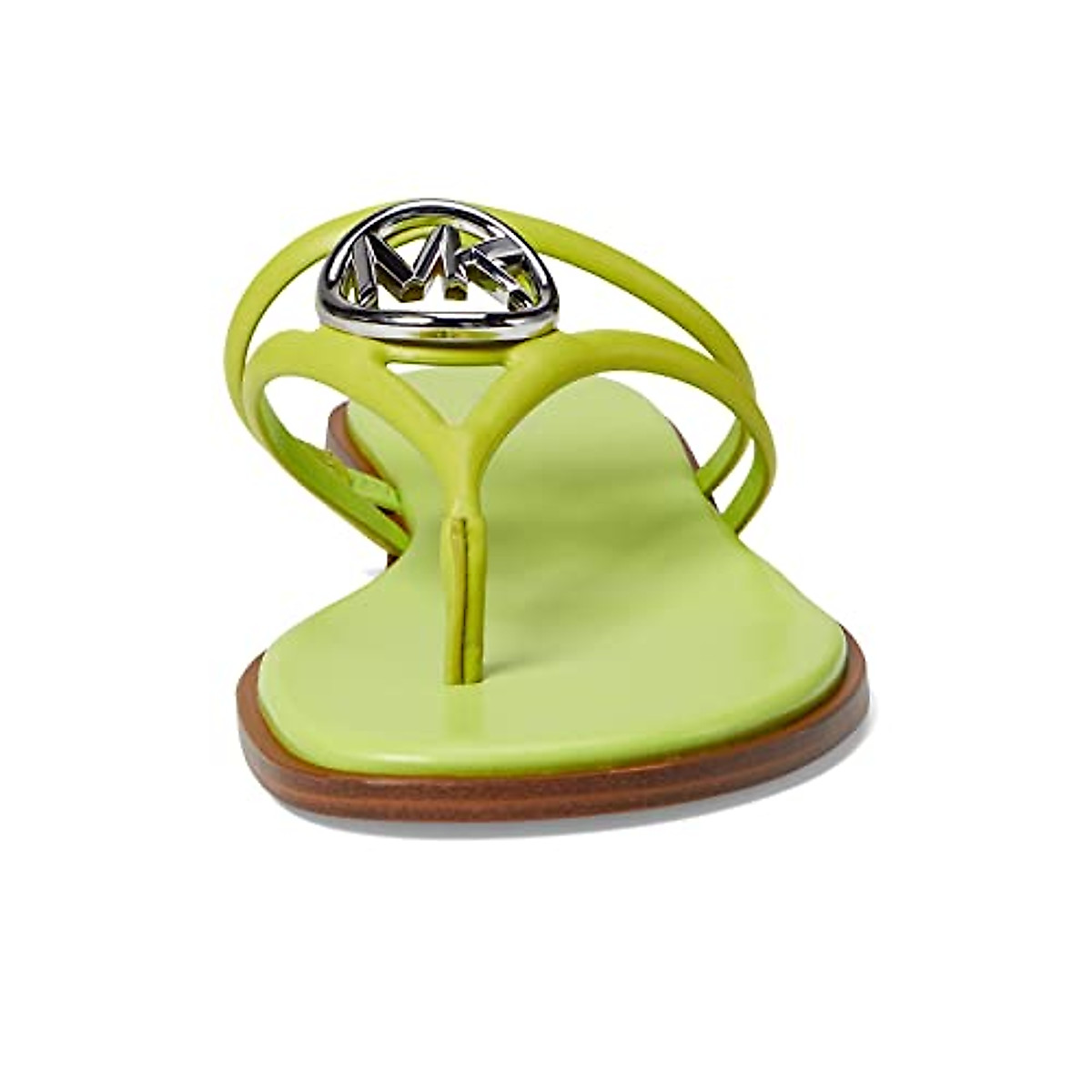 Michael Kors Hampton Flat Sandal Bright Limeade 7.5 M