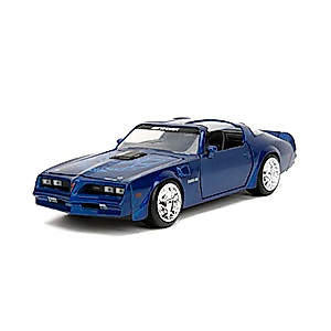 Big Time Muscle 1:24 1977 Pontiac Firebird Die-Cast Car, Toys for Kids and Adults(Metallic Blue)