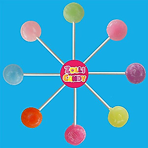 Zollipops Clean Teeth Pops, Anti Cavity Lollipops, Delicious Assorted Flavors, 1 LB Tub