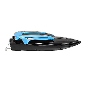 Jeanoko RC Boat, Powerful 4CH LED Light RC Boats Toy High Speed with Remote Control for Lakes