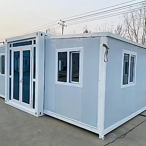 2 Bedroom Portable Living home 20ft Expandable Container House Heavy-Duty Portable Container Home