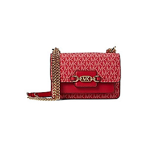 Michael Kors Heather Extra Small Crossbody Crimson One Size