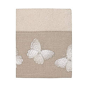 Avanti Linens - Washcloth, Soft & Absorbent Cotton Towel (Yara Collection, Ivory)