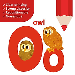 DECOWALL SG3-2316 Alphabet Numbers and Colouring Pencils Wall Stickers Decals Classroom Kids playroom Art Play Room Rainbow ABC Decorations Toddler Color Child Preschool Living Baby Girl Baby boy