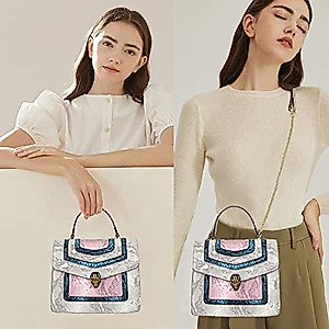 Mini Handbag Crossbody Bags for Women Trendy Mini Handbags for Women Small Handbags for Women Trendy Leather Fashion Top Handle Satchel Shoulder Crossbody Totes Bag