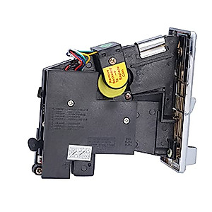 Compare and Choose Electronic Coin Acceptor with Three Sets of Anti Fishing Electric Eye Counting Devices, Convenient and Correct for Arcade Game Vending Machine (Silver Gray)