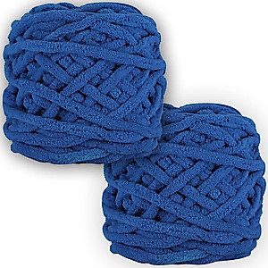 2 Balls Soft Chenille Yarn Velvet Yarn for Crocheting,Fluffy Yarn for Knitting and Crochet DIY Craft,Blanket Yarn for Hat Scarf Blanket Slippers