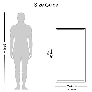 Wealuxe White Bath Towels 24x50 Inch, Cotton Towel Set for Bathroom, Hotel, Gym, Spa, Soft Extra Absorbent Quick Dry 6 Pack