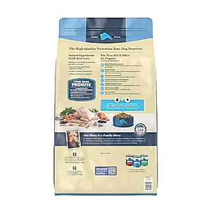 Blue Buffalo Life Protection Formula Natural Puppy Dry Dog Food, Chicken and Brown Rice 34-lb