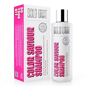 BOLD UNIQ Color Safe Shampoo – Anti-Fade Sulfate Free Shampoo for Color Treated Hair – Gently Cleanse & Protect Brunette & Red Colored Hair- Cruelty Free & Vegan 8 Fl.Oz