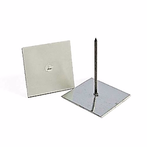 BRB Products Self-Stick Insulation Hangers, Pins (100, 1-5/8inch)