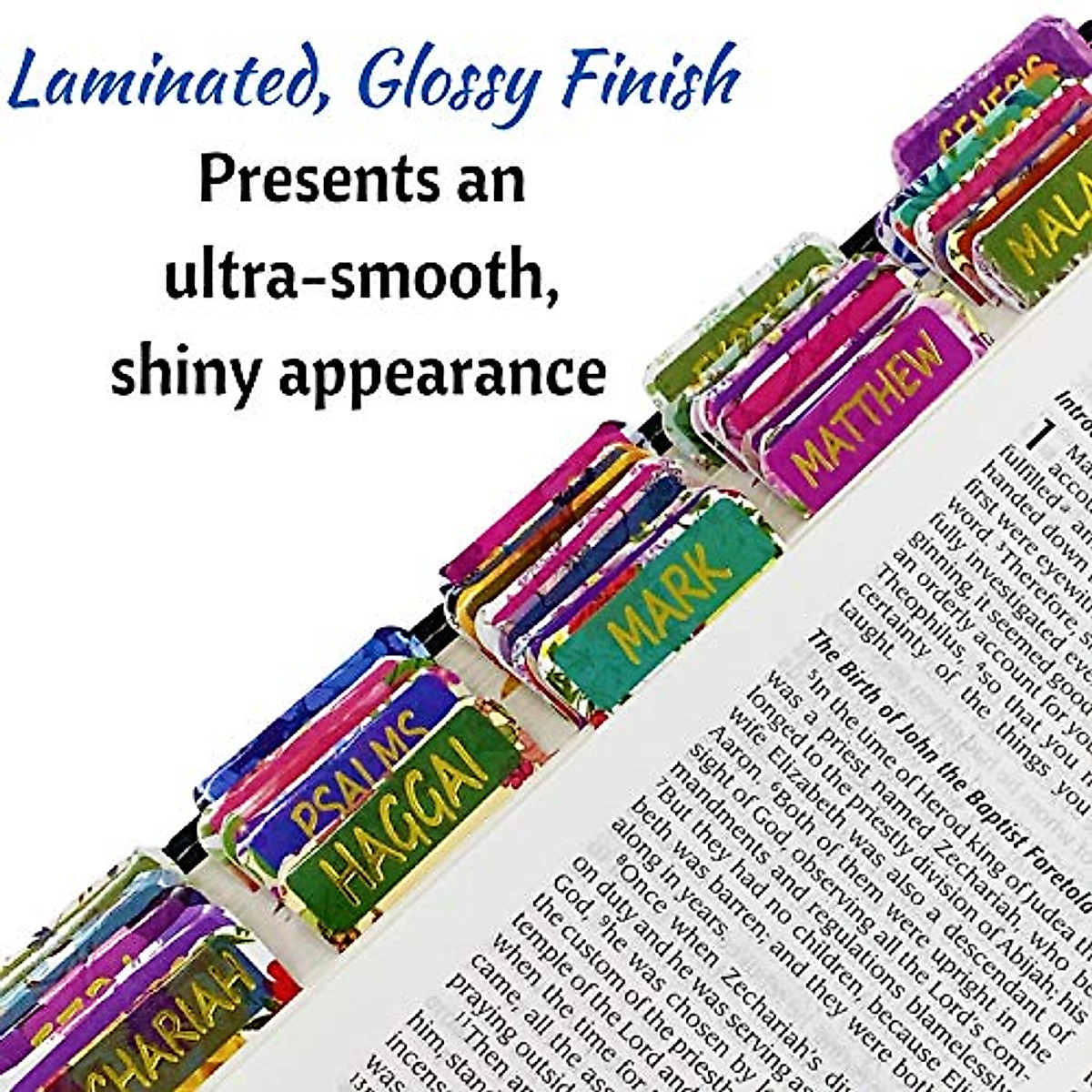 Mr. Pen- Bible Tabs, 75 Tabs, Laminated, Bible Journaling Supplies, Bible Tabs Old and New Testament, Bible Tabs for Women, Bible Tabs for Journaling Bible, Bible Book Tabs, Books of The Bible Tabs