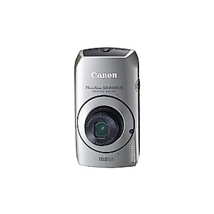 Canon PowerShot SD4000IS 10 MP CMOS Digital Camera with 3.8x Optical Zoom and f/2.0 Lens (Silver)
