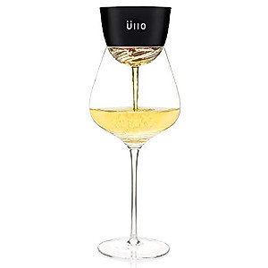 Ullo Wine Purifier with 4 Selective Sulfite Filters. Remove Sulfites and Histamines, Restore Taste, Aerate, and Experience the Magic of Ullo purified wine.