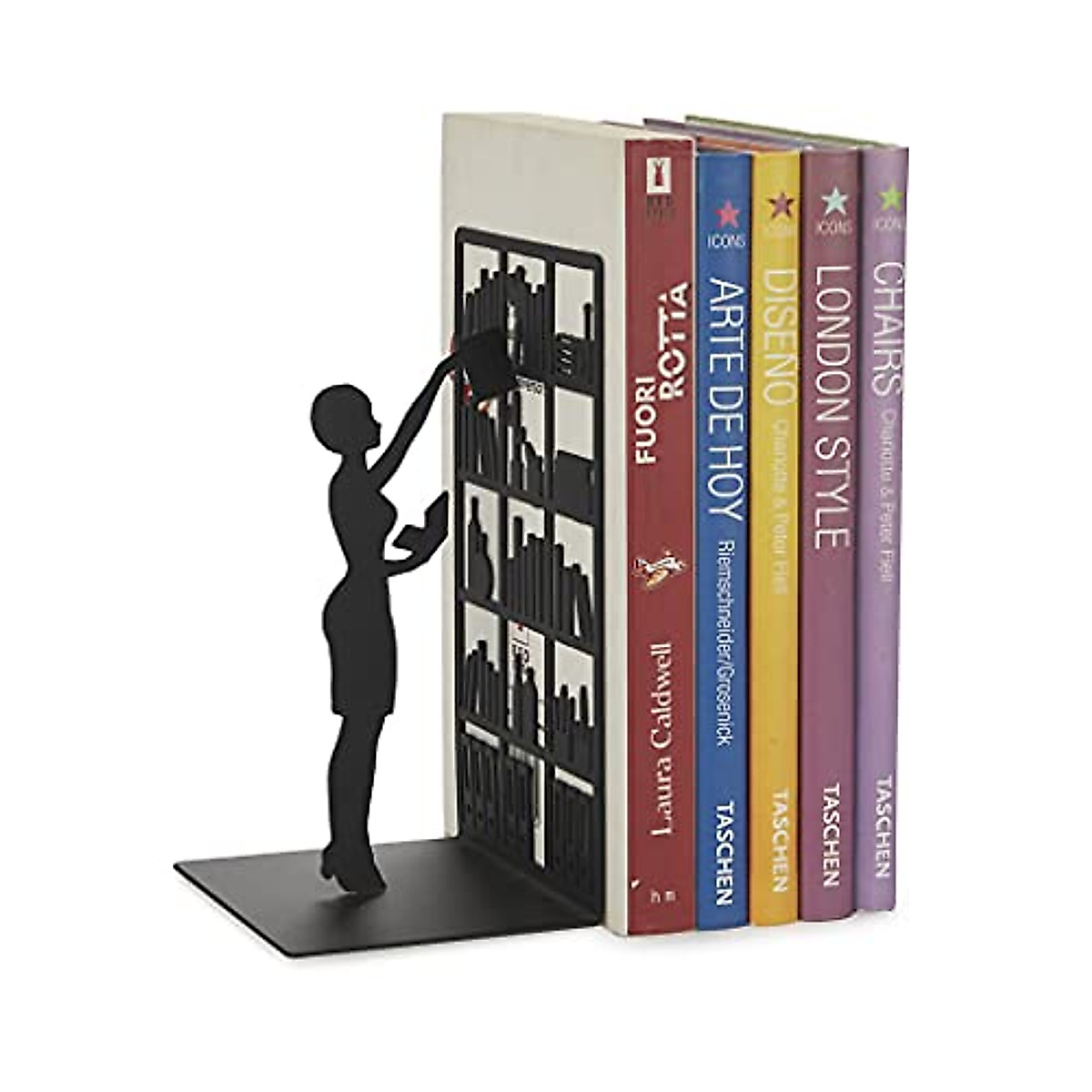 Balvi - The Library Metal bookend.