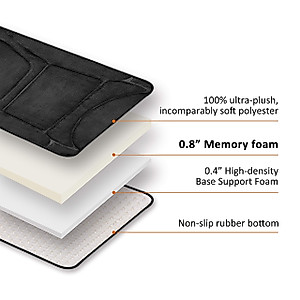 Snailax Memory Foam Vibration Massage Seat Cushion, Back Massage Pad with Heat,2 Heat Levels & 6 Vibration Massage Nodes, Seat Massager for Home Office Chair, Grey