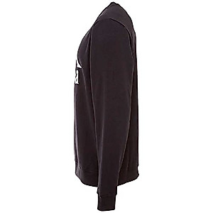 Kappa Sertum RN Sweatshirt 703797-19-4006, Mens, Caviar, XL Black