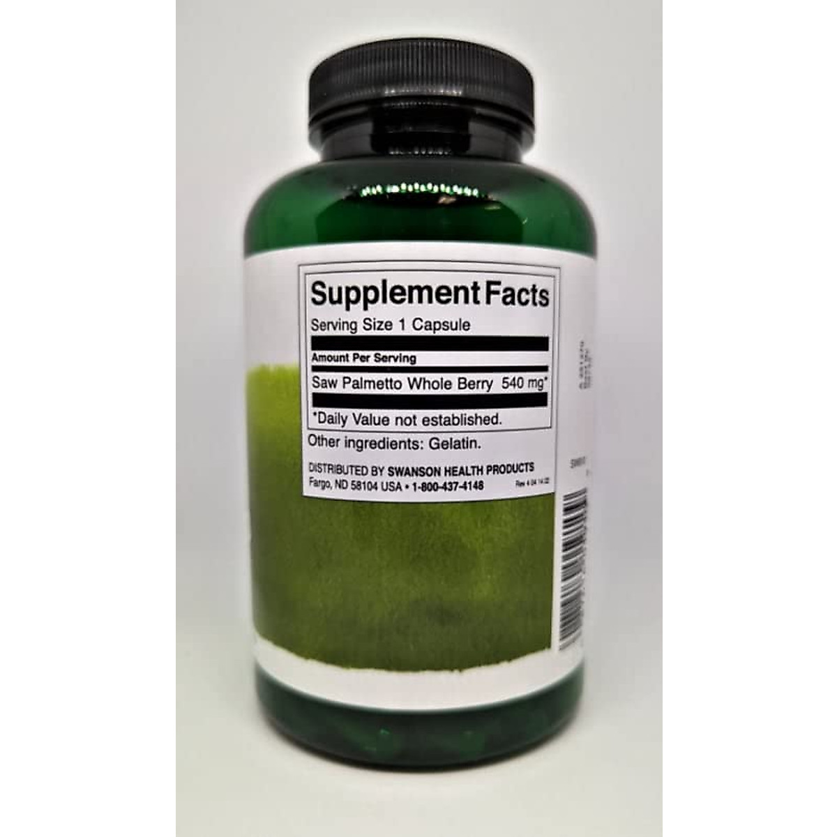 Swanson Saw Palmetto - Herbal Supplement Promoting Male Prostate Health Support - Natural Hair Supplement & Urinary Health Support (540 mg 250 Capsules) 2 Pack