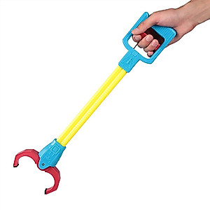 Children Grabber Toy, Hand Grabber Toys, Flexible to Move Plastic Material Sturdy for Kids Children(Yellow)