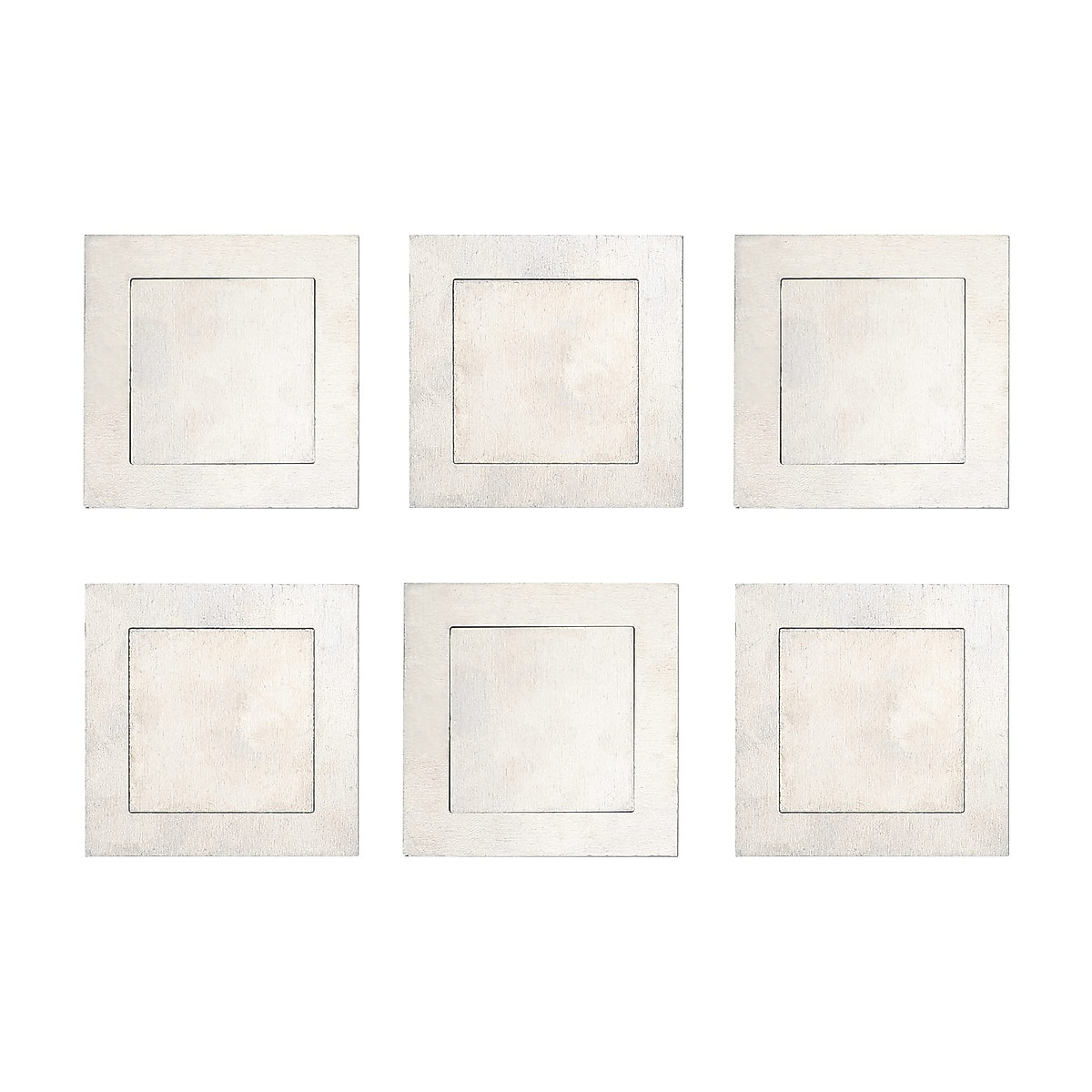 Luckyweld Welding Coupons,6pcs 11 Gauge Welding Practice Kit, 3 and 2 Inch Wide, Suitable for Novice MIG, TIG, Stick, Arc,MMA Welding Plate(Aluminum)