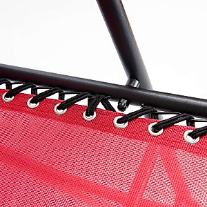 UYSB Folding Rocking Chair Rocker Outdoor Patio Headrest Red Chair Rocking Chair Rocker Chair Rocker Camp Chair Rocker Recliner Rocking Camp Chair Rocking Chairs Outdoor Rocking Chair