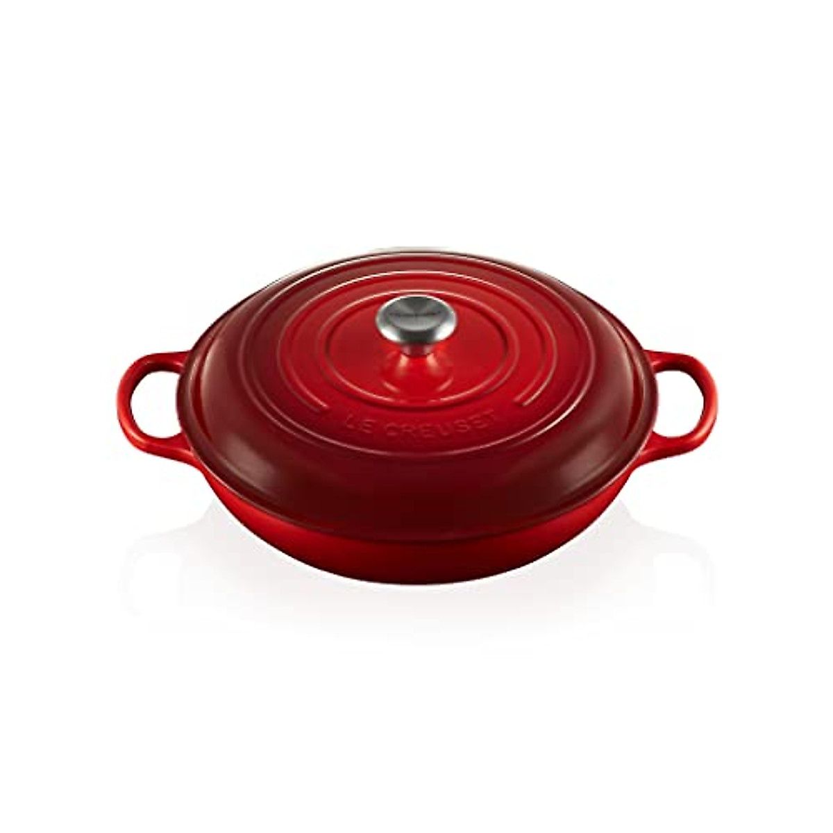 Le Creuset Enameled Cast Iron Signature Braiser, 5 qt. , Cerise
