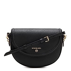 Michael Michael Kors Michael Kors Jet Set Charm Saffiano Leather Crossbody Bag (Black)