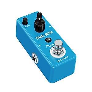 Amuzik Analog Delay Pedal Guitar Delay Effects Pedals Vintage Delay Effect with True Bypass Full Metal Shell Switching