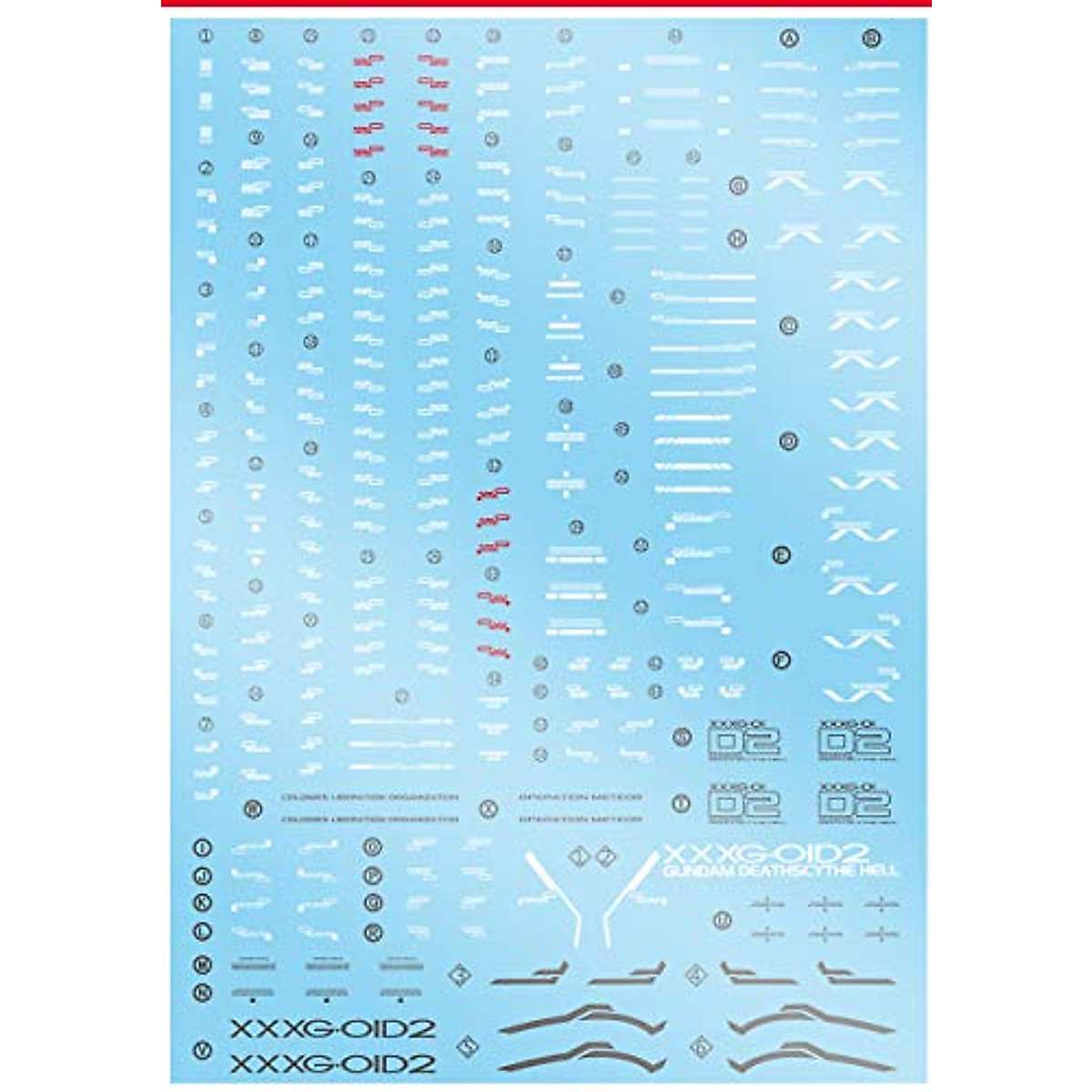 Decals Decal for Hobby MG Deathscythe 1/100 Scale