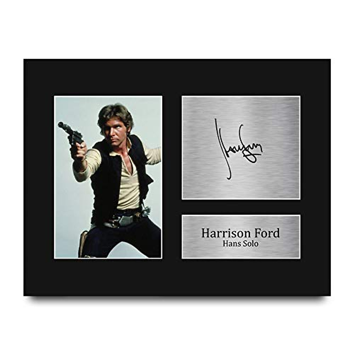 HWC Trading Harrison Ford Gift USL Signed Printed Autograph Star Wars Gifts Print Photo Picture Display - US Letter Size