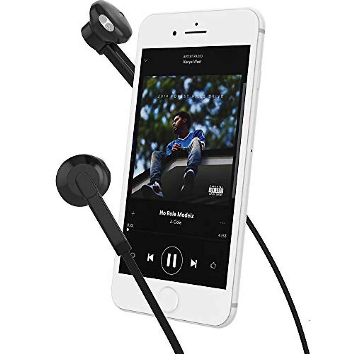 3 Pack Boost+ Headphones Earphones Earbuds 3.5mm Wired Headphones | Stereo Sound Noise Isolating Earphones with Built-in Microphone Inline Volume Control - Black