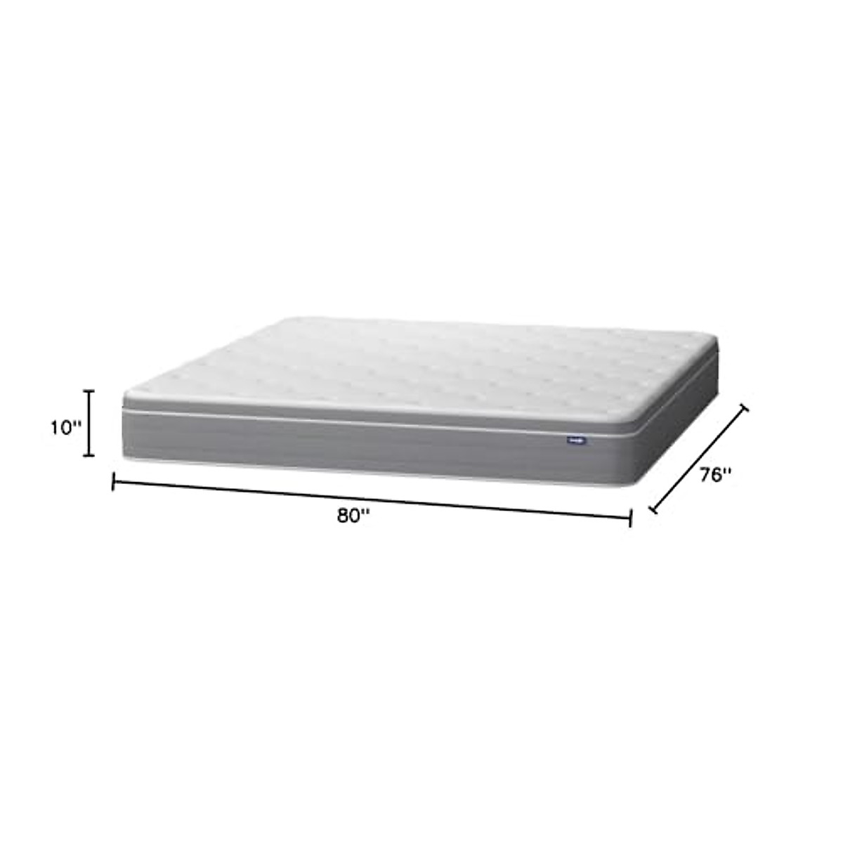 Sweetnight Hybrid Mattress, 10 Inch King Mattress in A Box - Sleep Cooler with Euro Pillow Top Gel Memory Foam, Individually Wrapped Pocket Springs Hybrid Mattresses for Motion Isolation