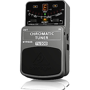 Behringer TU300 Chromatic Ultimate Guitar/Bass Tuner, Grey