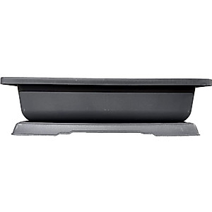 Heavy Duty Outdoor Bonsai Pot - 18in Pot w Drain Holes and Tray for Handling The Outdoor Weather