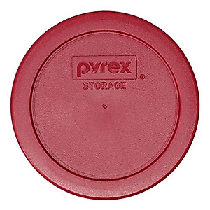Pyrex 7200-PC Sangria Red Plastic Food Storage Replacement Lid, Made in USA