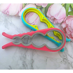 Multi-Purpose Adjustable Rubber Strap Wrench Opener, Easy Open Jar Openers Tighten Bottle Jar Can Opener for Weak Hands, Elderly and Arthritis Sufferers (2 Pack)