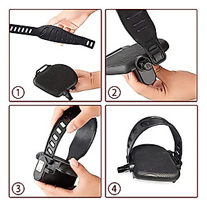 Bike Pedal Straps, 13 X 2.2 in Universal Exercise Pedal Straps for Bicycle Cycle Stationary Cycle, Adjustable Length Universal Pedal Stra Home Or Gym Feet Fixed Foot