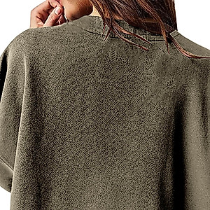 Track Womens Oversized Sweatshirt Dress Casual Long Sleeve Crewneck Pullover Tops Loose Short Flowy Pleated Mini Dress 2023 Men Comfy Travel Outfits for Women