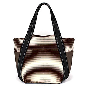 Chala Handbags Cat with Fish Gen II Carryall Zip Tote Cat Lover