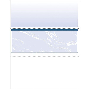 DocuGard Security Blue Marble Business Checks with 11 Features to Prevent Fraud