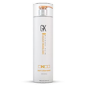 GK HAIR Global Keratin Deep Conditioner Masque (33.8 Fl Oz/1000ml) Intense Hydrating Repair Treatment Mask for Dry Damaged Color Treated Frizzy Hair Restoration Formula with JOJOBA Seed Oils