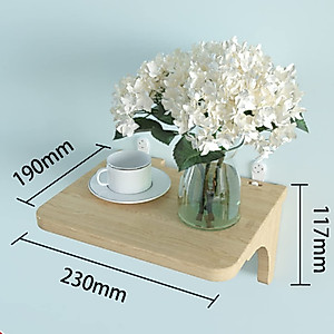 AVEEWA WiFi Router Storage Box Punch-Free Wireless Router Storage Bo Wooden Wall-Mounted Router Shelf WiFi Cat Rack Shielding Box Wall Hanging Decoration